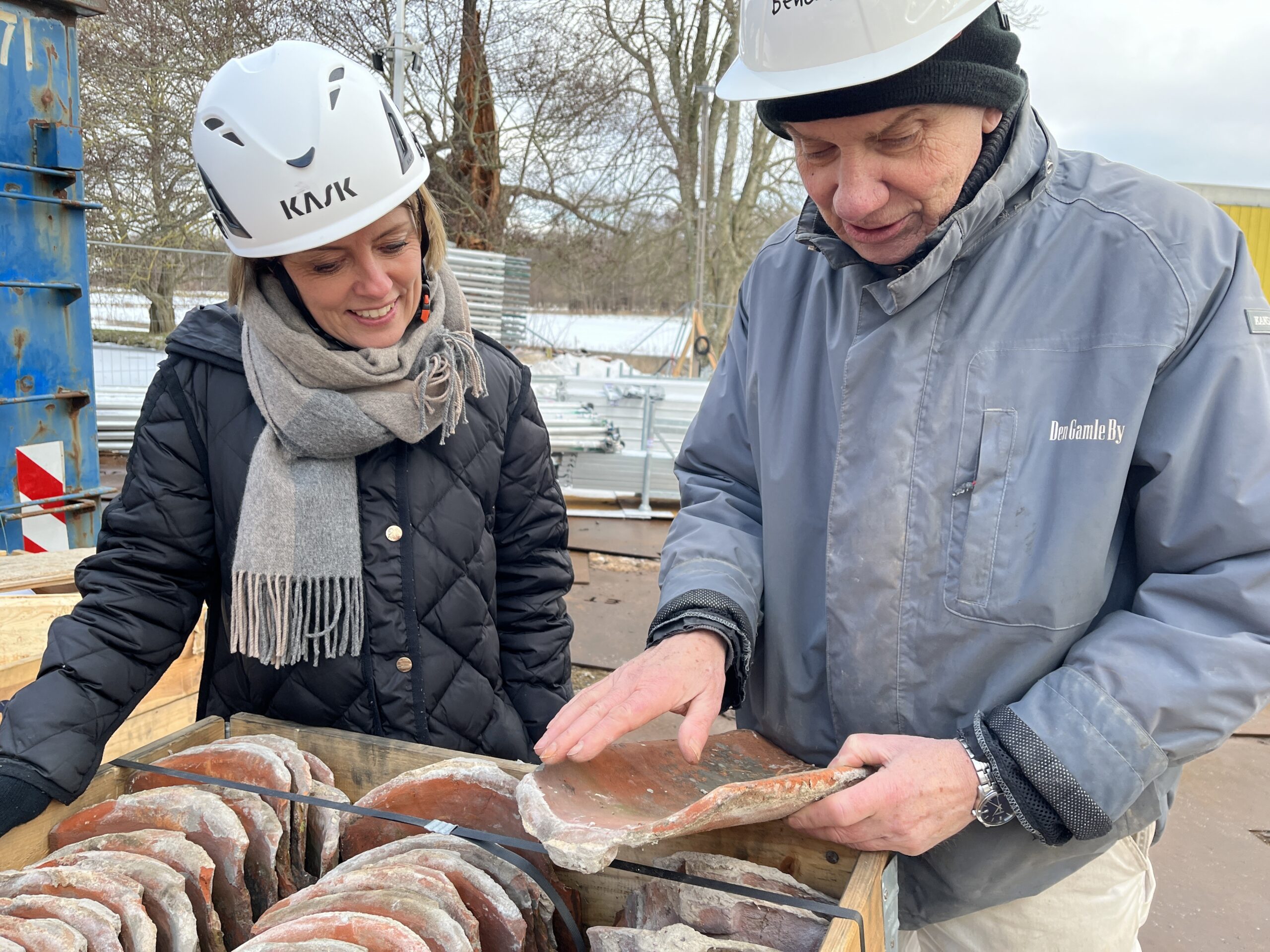 Gammelt tag fra Gammel Estrup til Den Gamle By - museumsmagasinet.dk